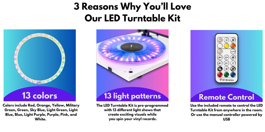 LED Turntable Kit – Vinyl Supply Co.